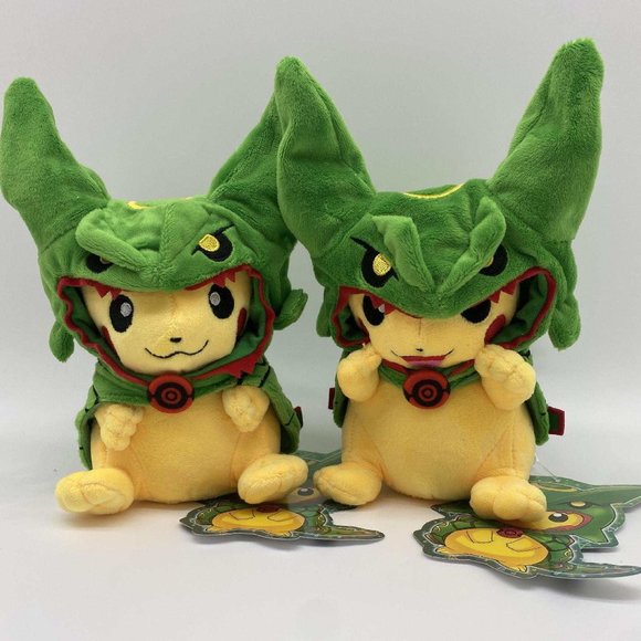 Pokémon | Toys | Pikachu Rayquaza Hood Pokmon Plushie | Poshmark